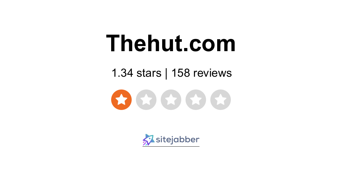 The Hut Reviews - Read 158 Customer Reviews of The Hut | Sitejabber