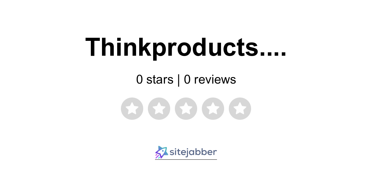 thinkThin Reviews - Read Customer Reviews of thinkThin | Sitejabber