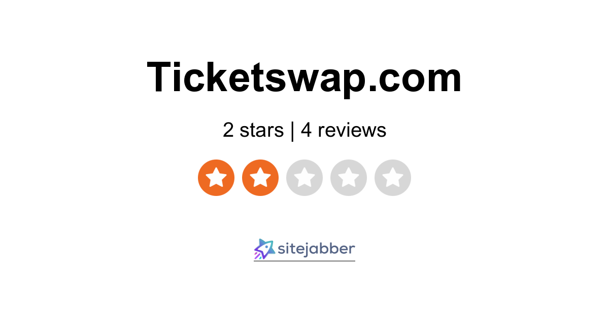 TicketSwap Reviews - 3 Reviews of Ticketswap.com | Sitejabber
