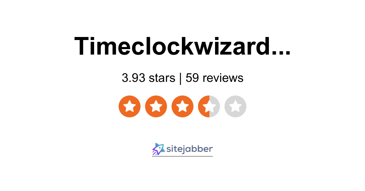 Time Clock Wizard Reviews - Read 59 Customer Reviews of Time Clock ...