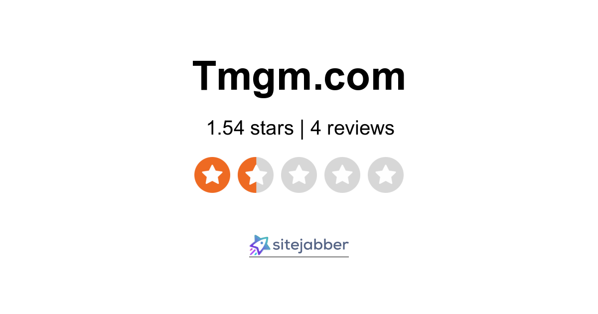 TMGM Reviews - Read 2 Customer Reviews of TMGM | Sitejabber