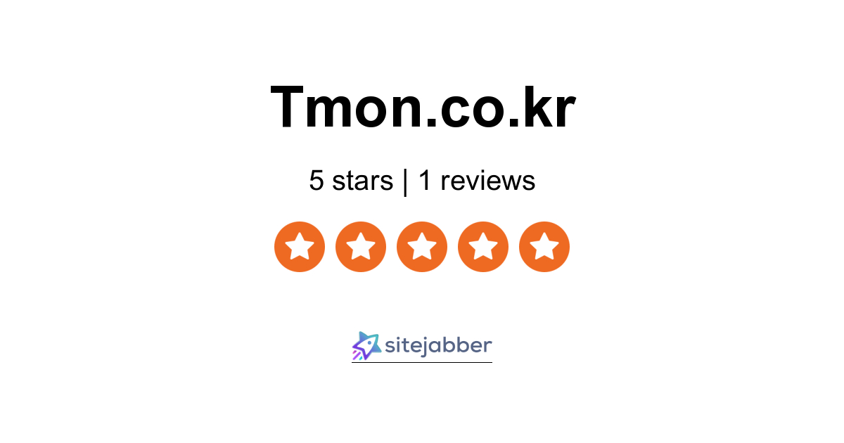 Tmon Reviews - 1 Reviews of tmon.co.kr | Sitejabber