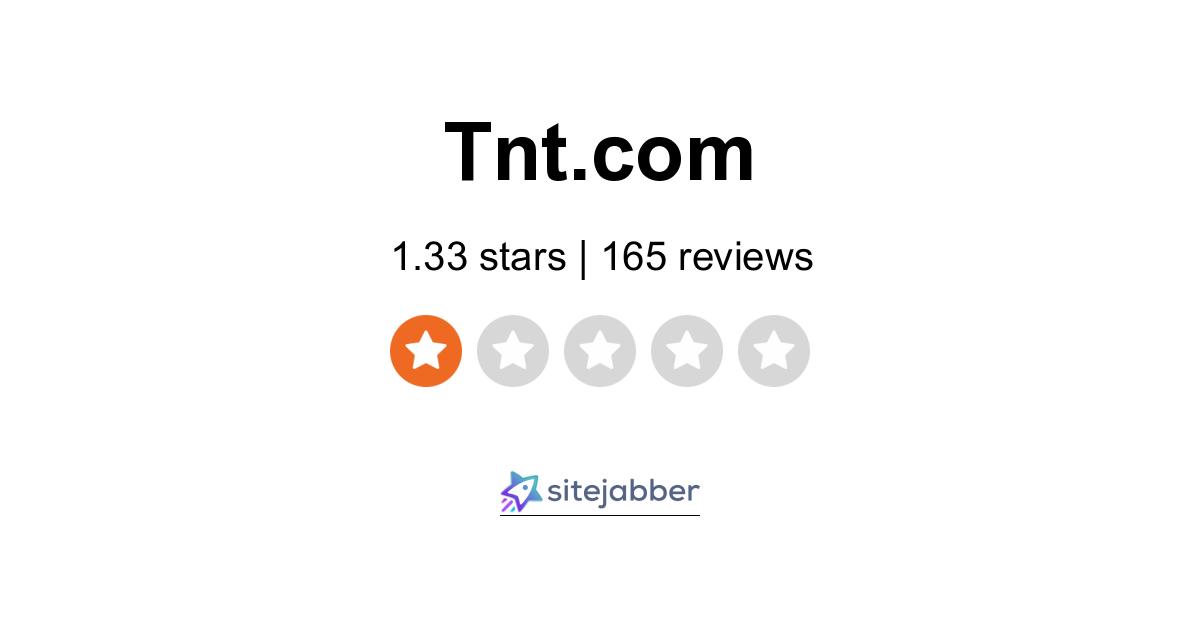 TNT Express Reviews - Read 165 Customer Reviews of TNT Express | Sitejabber