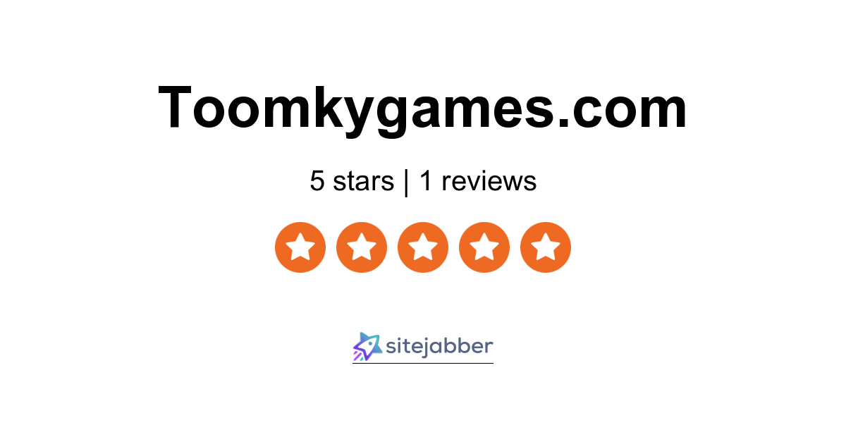 Toomky Games Reviews - Read 1 Customer Reviews of Toomky Games | Sitejabber