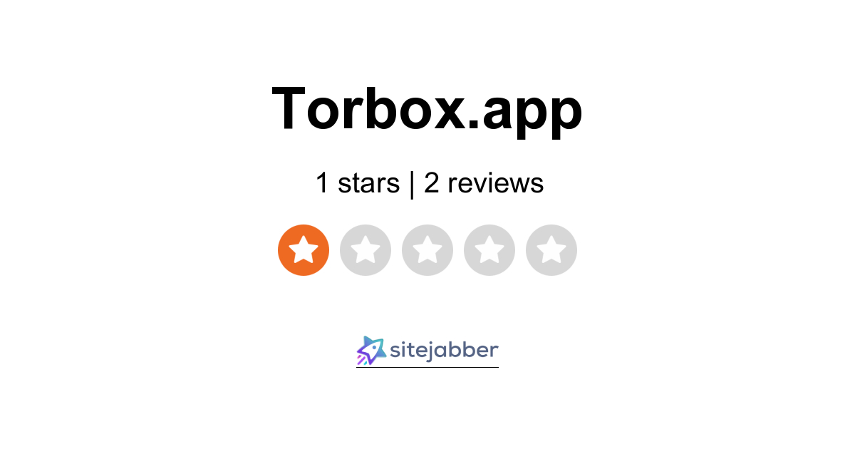 Torbox Reviews - 1 Reviews of torbox.app | Sitejabber