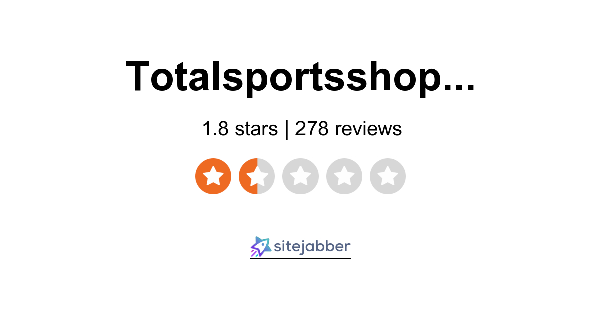 Total Sports Shop Reviews - Read 78 Customer Reviews of Total Sports ...