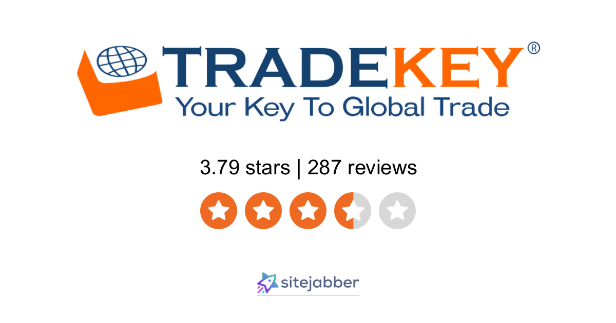 TradeKey Reviews - Read 287 Customer Reviews of TradeKey | Sitejabber