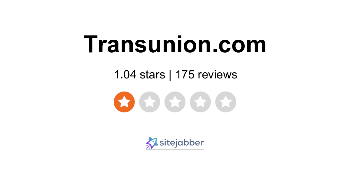 TransUnion Reviews - Read 174 Customer Reviews of TransUnion | Sitejabber