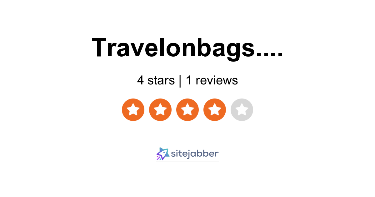 Travelon Reviews - Read 1 Customer Reviews of Travelon | Sitejabber