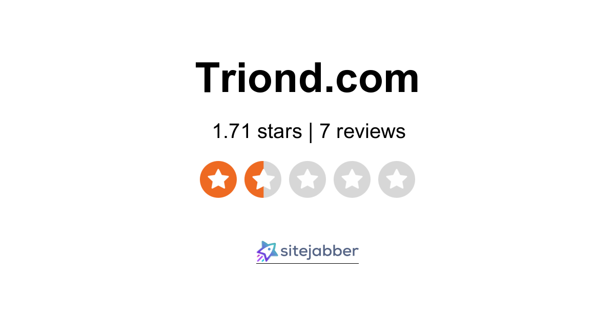 Triond Reviews - Read 7 Customer Reviews of Triond | Sitejabber