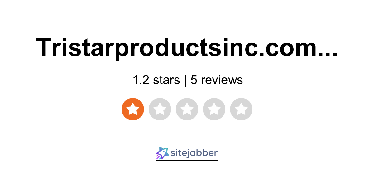 TristarProductsInc Reviews - 5 Reviews of Tristarproductsinc.com ...