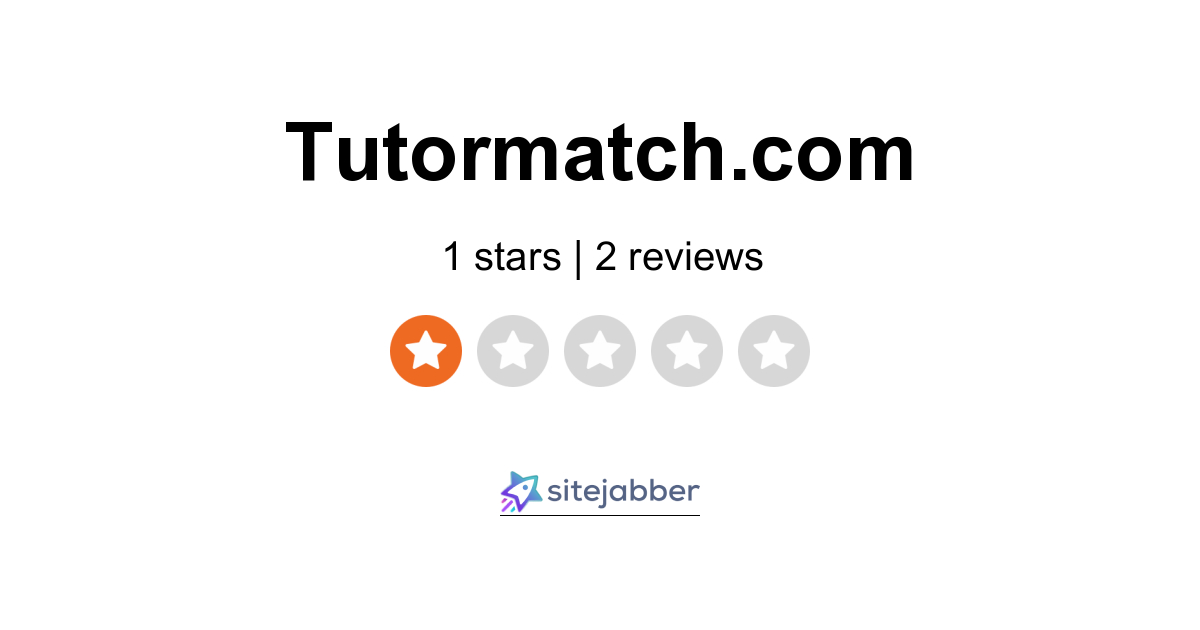 TutorMatch Reviews - Read 2 Customer Reviews of TutorMatch | Sitejabber