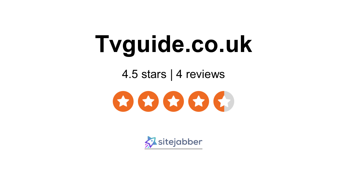 TvGuide.co.uk Reviews - Read 4 Customer Reviews of TvGuide.co.uk ...