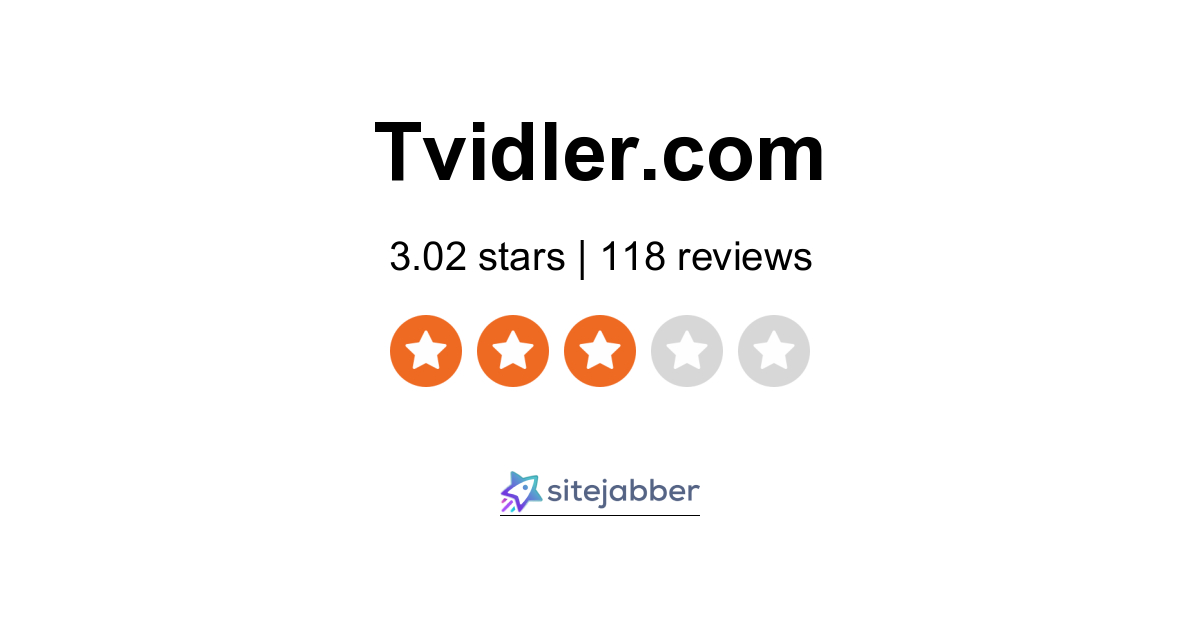 Tvidler Reviews - Read 118 Customer Reviews of Tvidler | Sitejabber