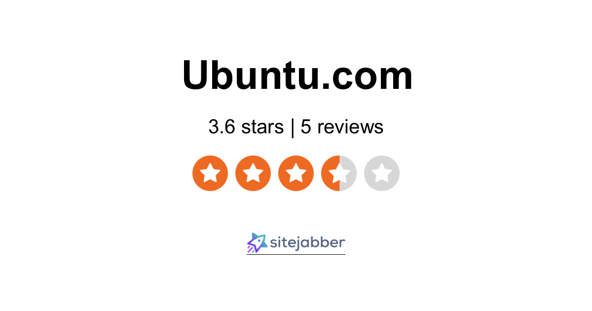 Ubuntu Reviews - 6 Reviews of Ubuntu.com | Sitejabber