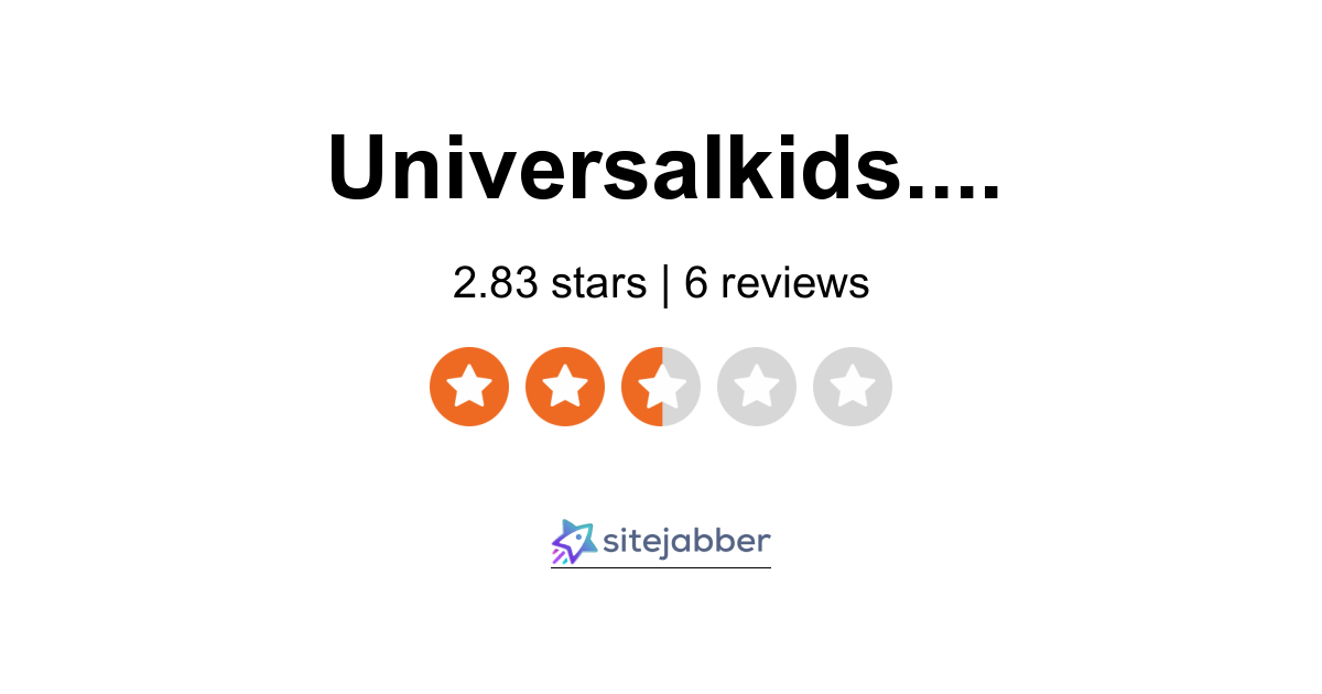 Universal Kids Reviews - Read 6 Customer Reviews of Universal Kids ...