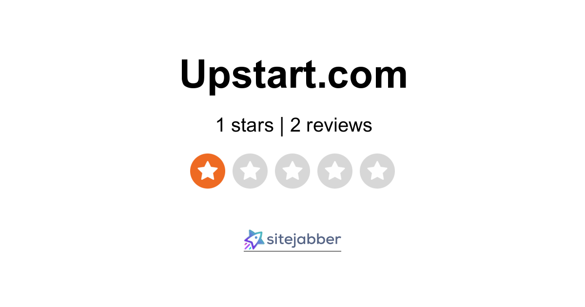 Upstart Reviews - Read 2 Customer Reviews of Upstart | Sitejabber