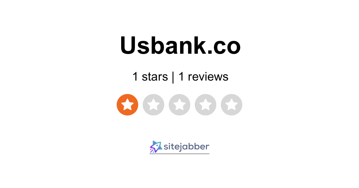 Usbank.co Reviews - 1 Reviews of Usbank.co | Sitejabber