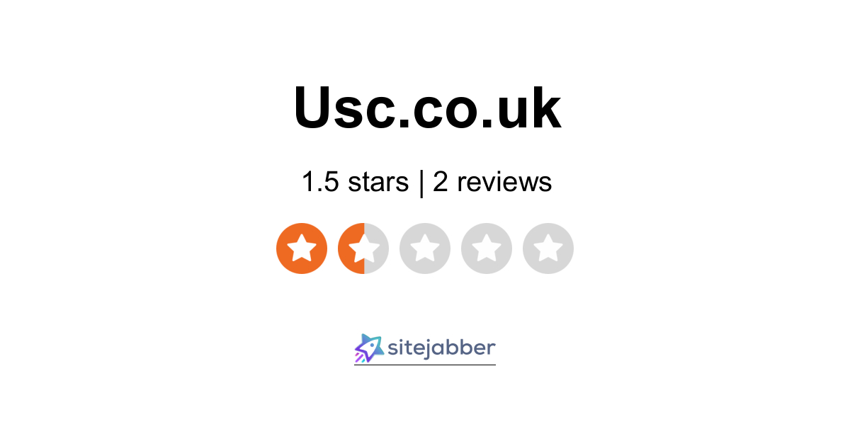 USC Reviews - Read 2 Customer Reviews of USC | Sitejabber