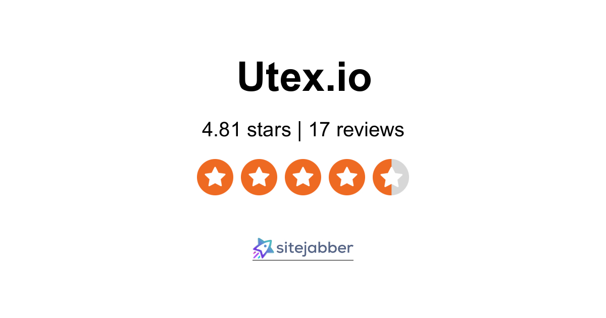 UTEX Reviews - 6 Reviews of Utex.io | Sitejabber