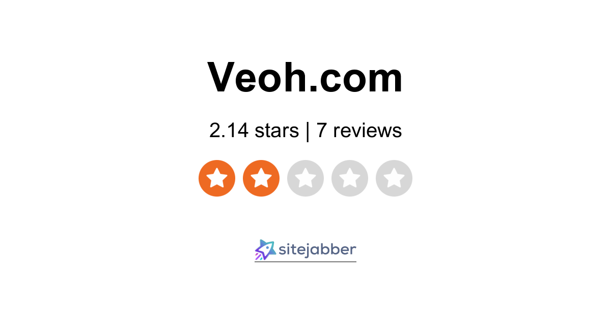 Veoh Reviews - Read 7 Customer Reviews of Veoh | Sitejabber