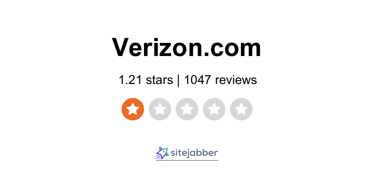 Verizon Reviews - Read 1,047 Customer Reviews of Verizon | Sitejabber