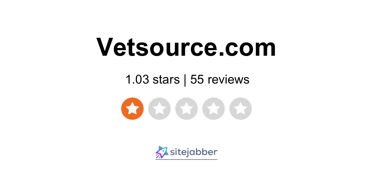 Vetsource Reviews - Read 54 Customer Reviews of Vetsource | Sitejabber