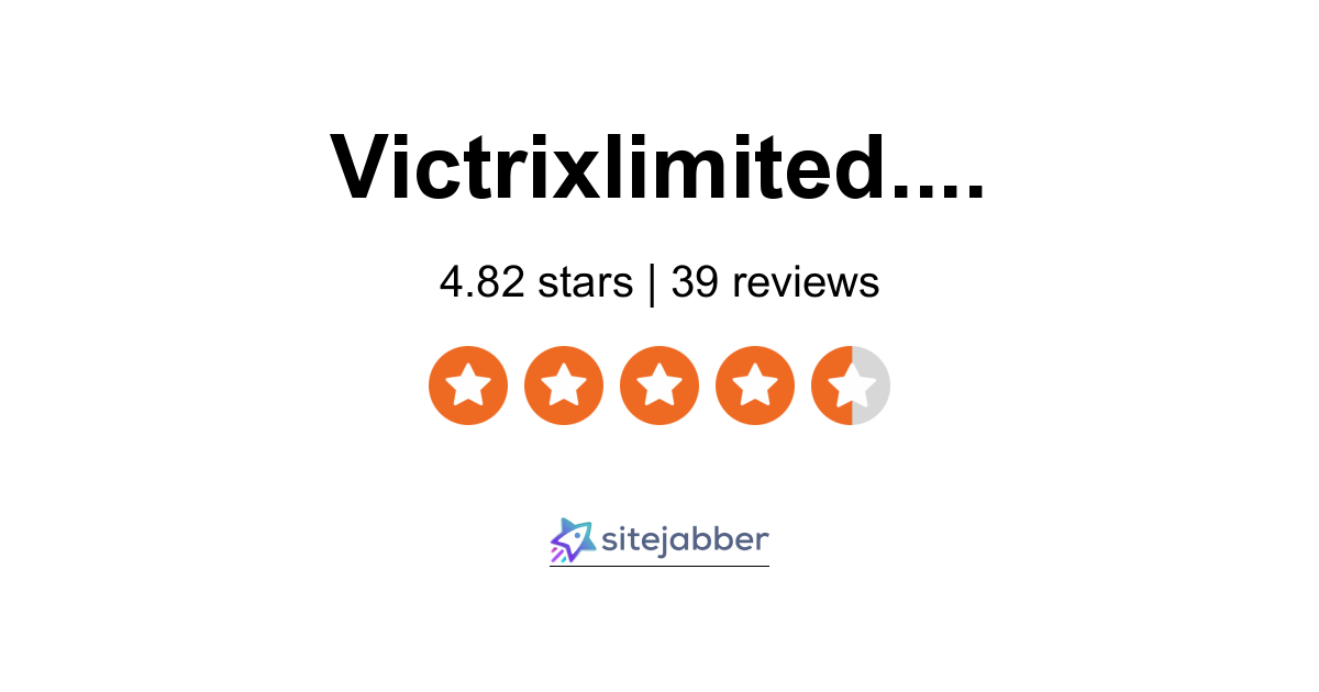 Victrix Ltd Reviews - Read 39 Customer Reviews of Victrix Ltd | Sitejabber