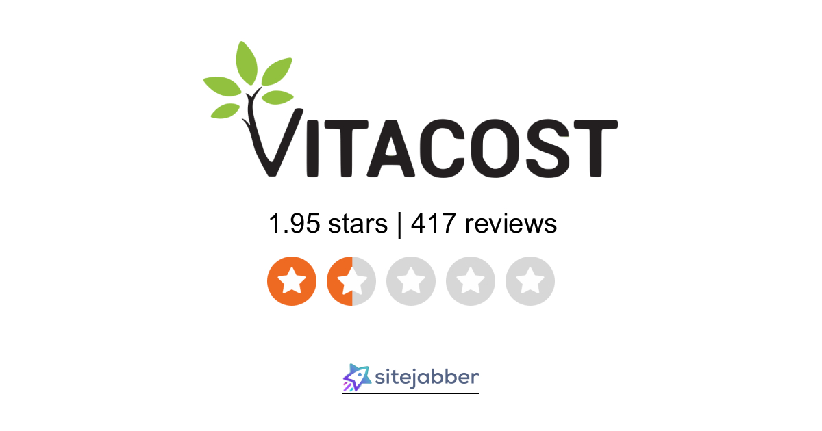 Vitacost Reviews - Read 417 Customer Reviews of Vitacost | Sitejabber