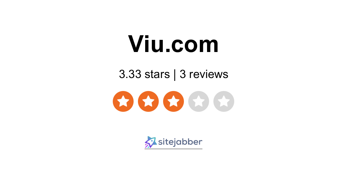 Viu Reviews - Read 3 Customer Reviews of Viu | Sitejabber