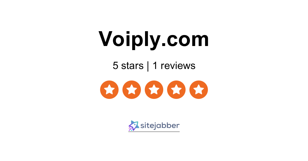 Voiply Reviews - Read 1 Customer Reviews of Voiply | Sitejabber