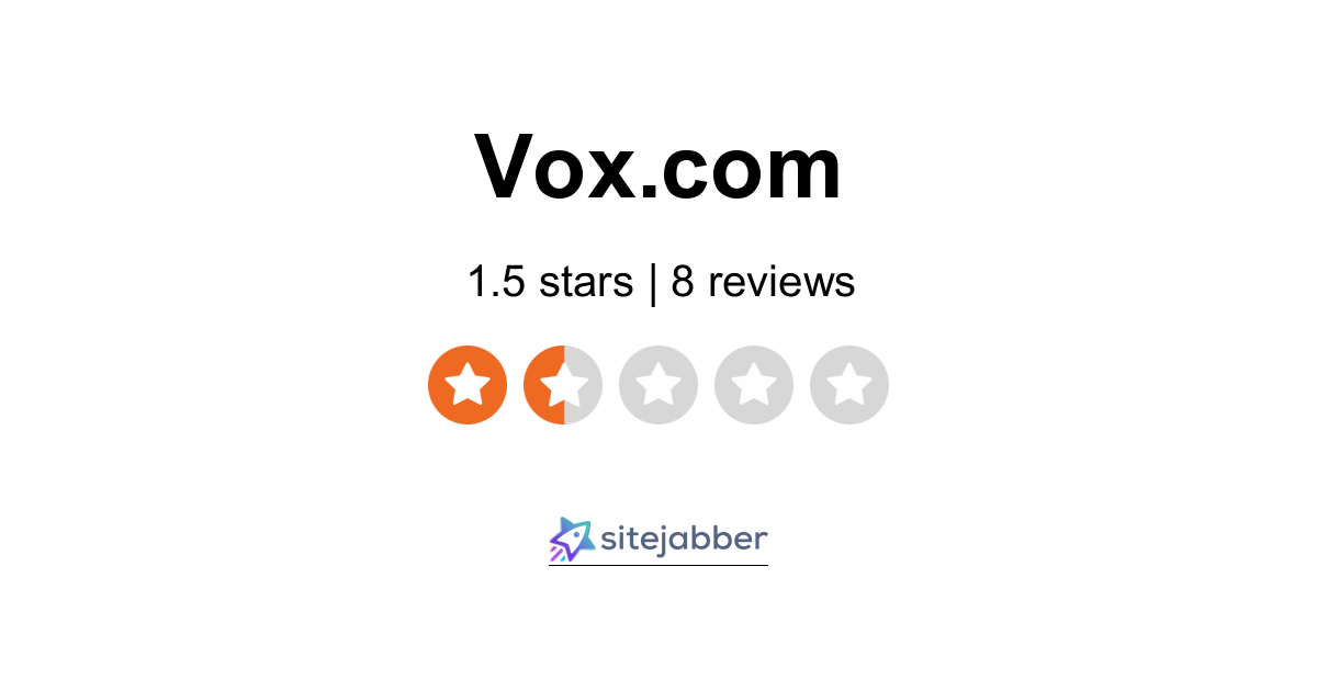Vox Reviews - Read 8 Customer Reviews of Vox | Sitejabber