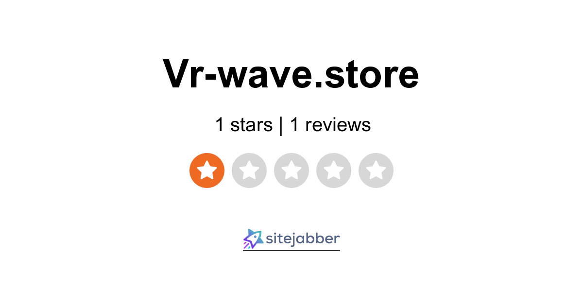 Vr-wave.store Reviews - Read 1 Customer Reviews of Vr-wave.store ...