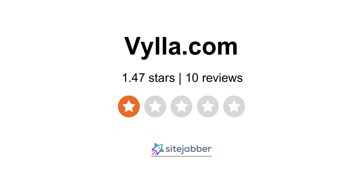 Vylla Reviews - Read 10 Customer Reviews of Vylla | Sitejabber