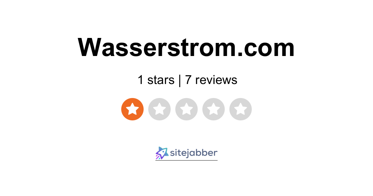 Wasserstrom Reviews - Read 7 Customer Reviews of Wasserstrom | Sitejabber