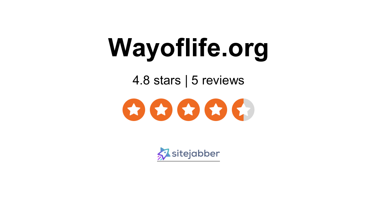 Way Of Life Literature Reviews - Read 5 Customer Reviews of Way Of Life ...