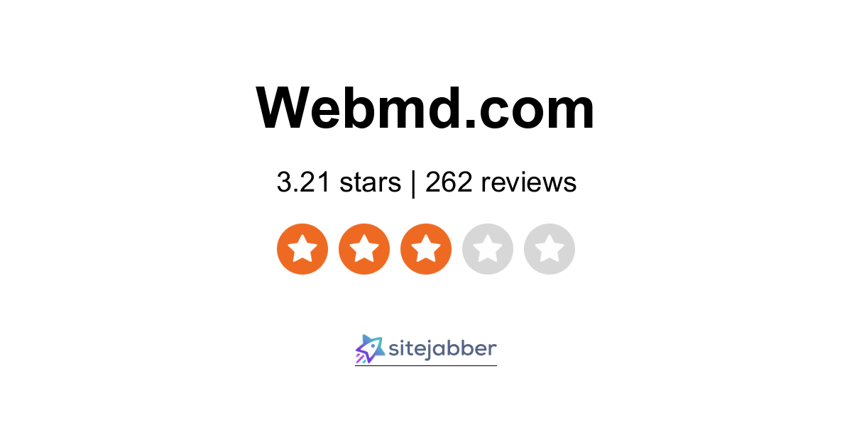 WebMD Reviews - Read 263 Customer Reviews of WebMD | Sitejabber