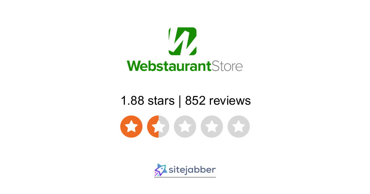 WebstaurantStore Reviews - Read 271 Customer Reviews of ...