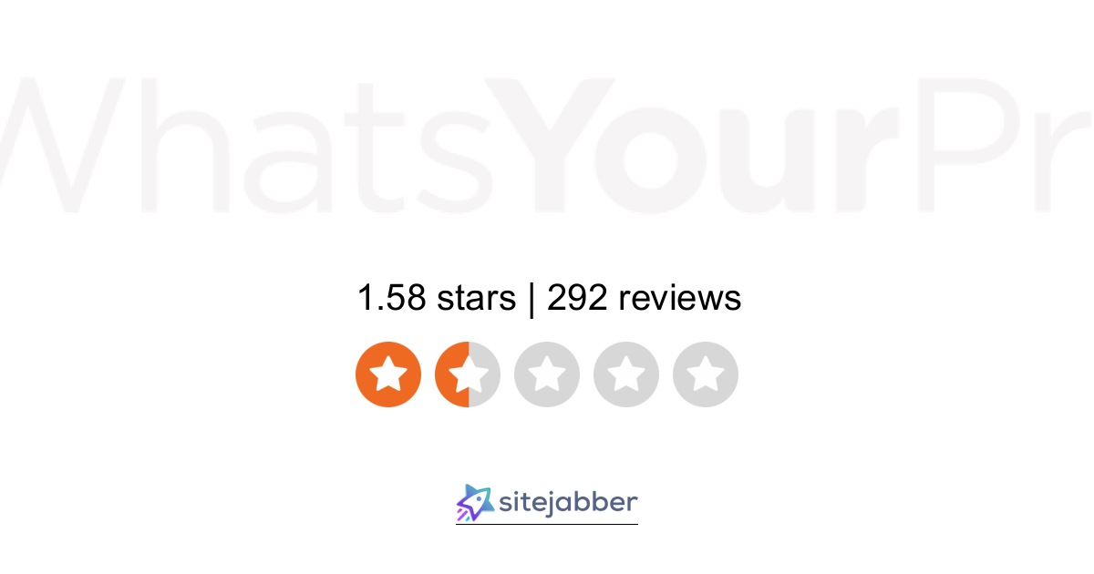 WhatsYourPrice Reviews - Read 292 Customer Reviews of WhatsYourPrice ...