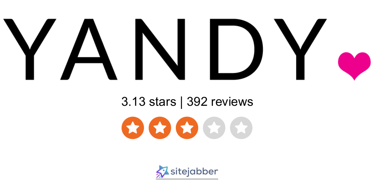 Yandy Reviews - Read 392 Customer Reviews of Yandy | Sitejabber