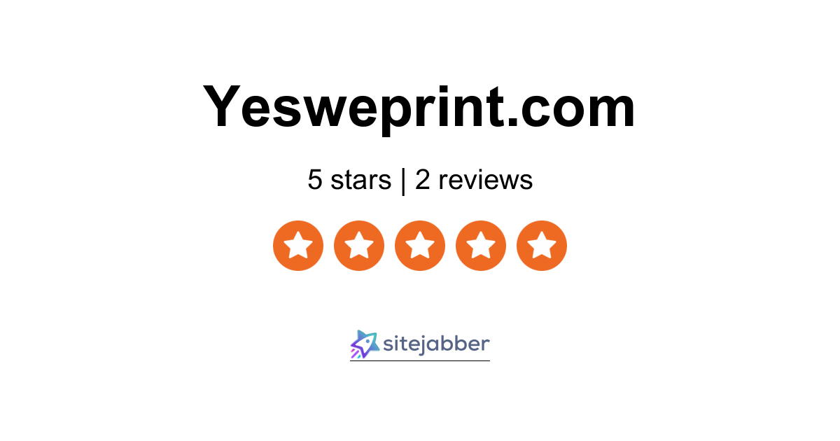 Yes We Print LLC Reviews - Read 1 Customer Reviews of Yes We Print LLC ...
