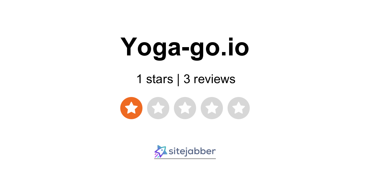 Yoga-go.io Reviews - 2 Reviews of Yoga-go.io | Sitejabber