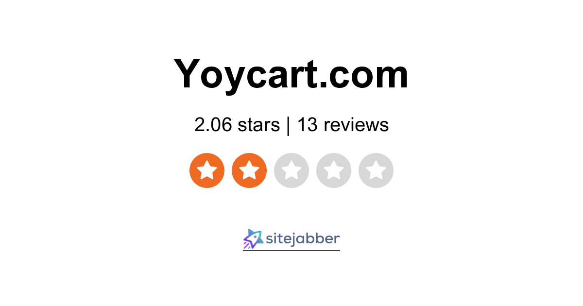 Yoycart Reviews - Read 13 Customer Reviews of Yoycart | Sitejabber