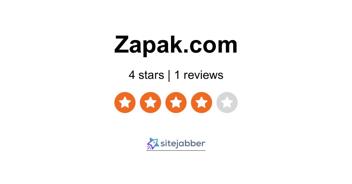 Zapak Reviews - Read 1 Customer Reviews of Zapak | Sitejabber